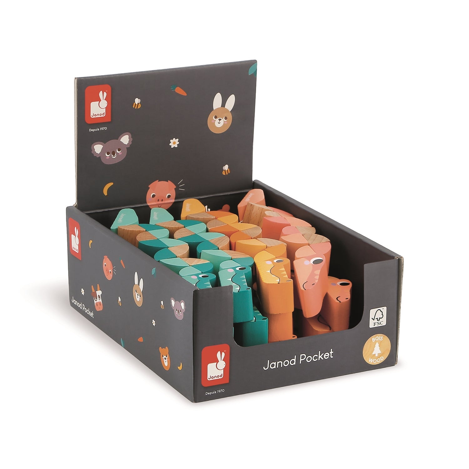 Janod Pocket - Articulated Crocodiles and Snakes